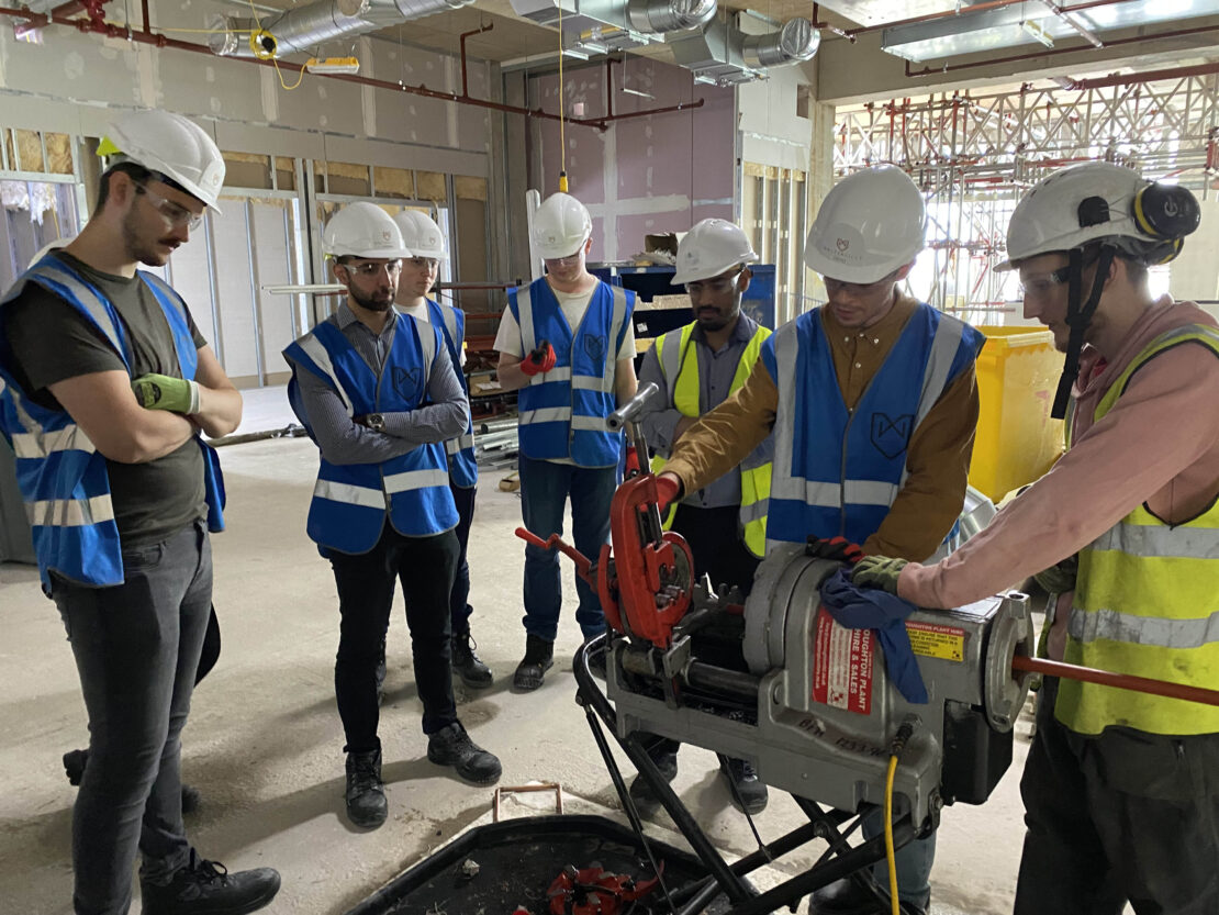 Walter Lilly welcome young design engineers for hands on site ...